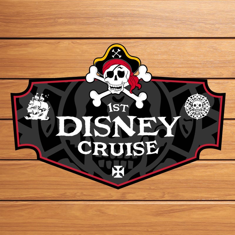 Pirate Night Door Magnet - Etsy