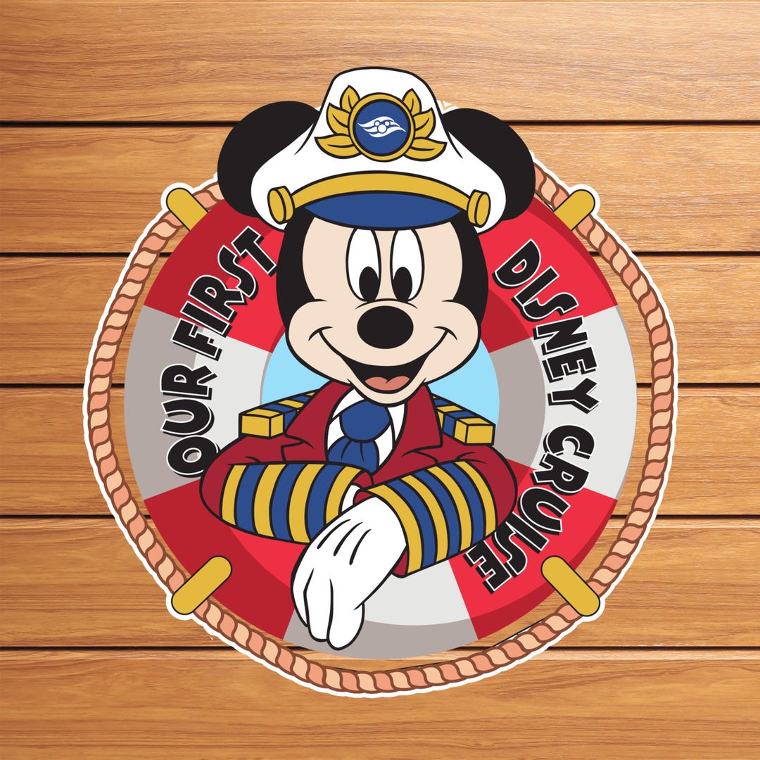 Captain Mickey Mouse Disney Cruise Magnet – Family Vacation Keepsake - Etsy