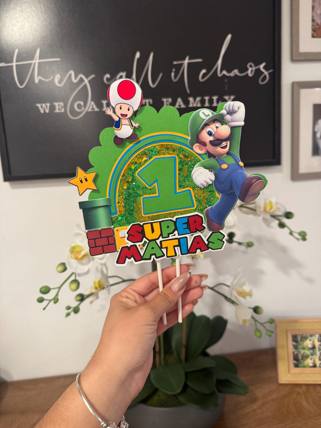 Super Luigi Cake Topper - Etsy