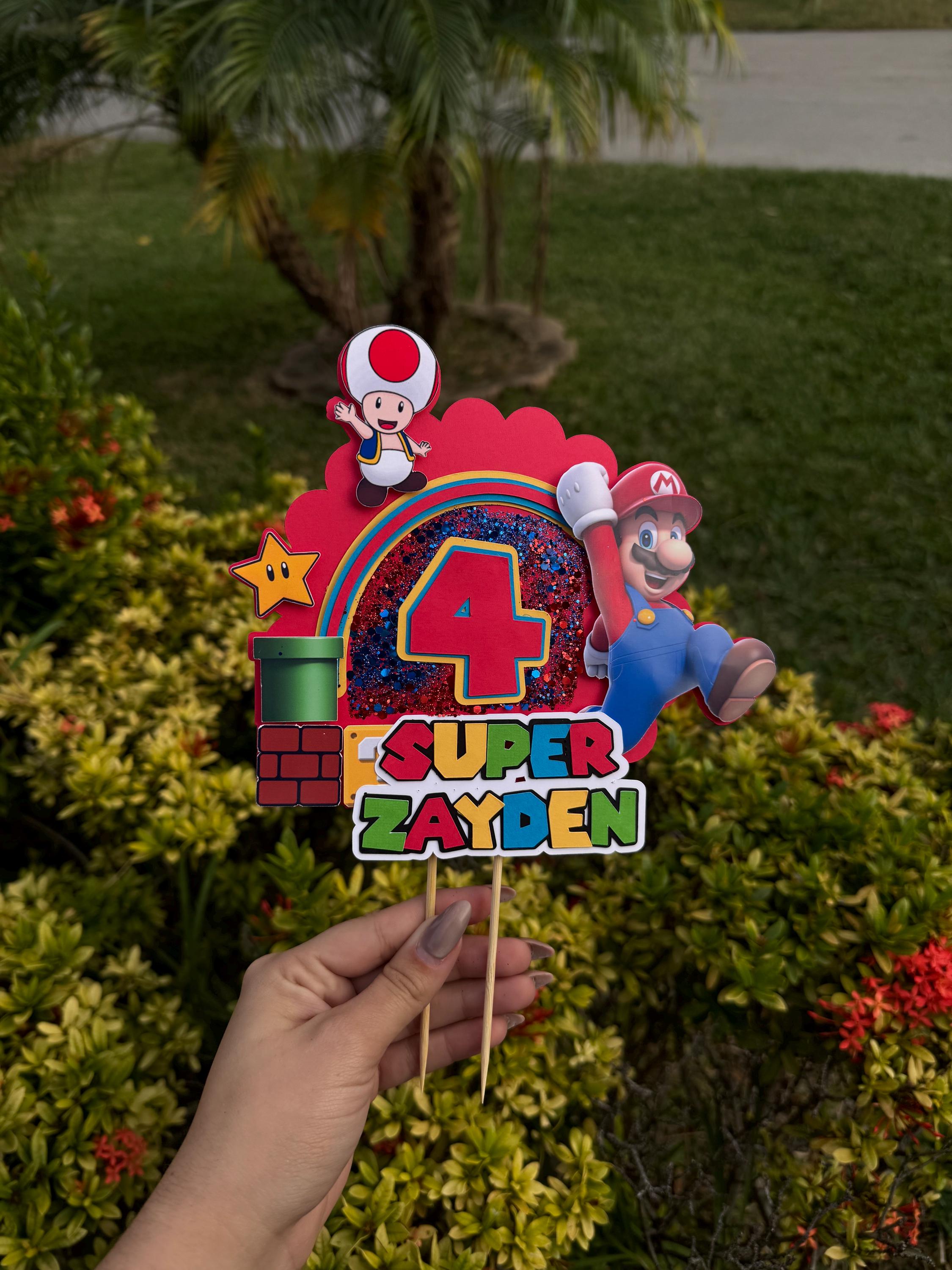 Super Mario Cake Topper - Etsy