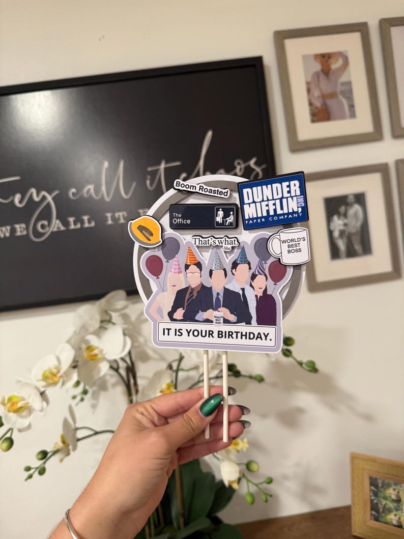 The Office Cake Topper - Etsy