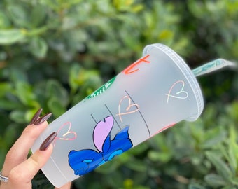 Stitch and Angel Cup - Etsy