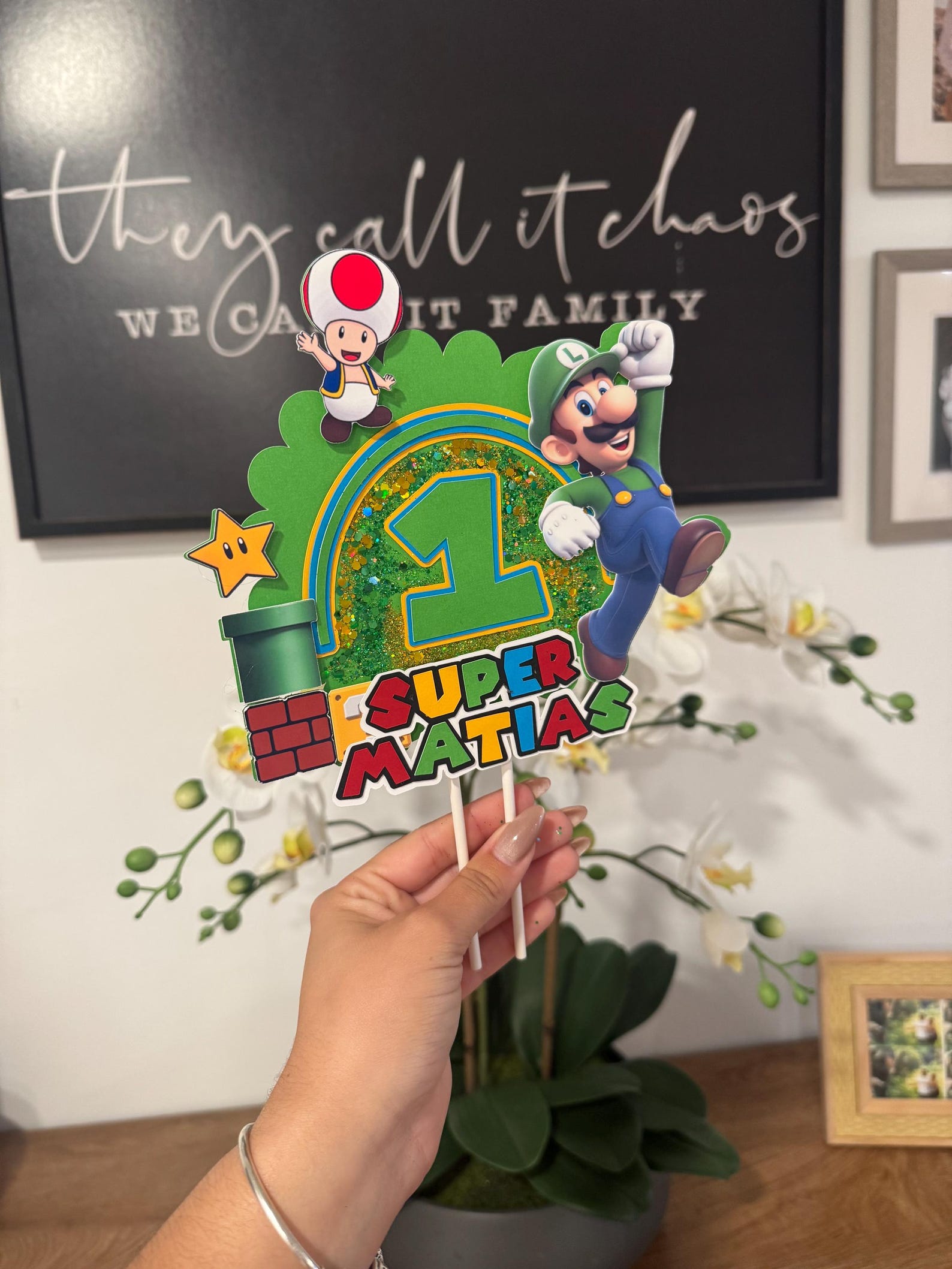 Super Luigi Cake Topper - Etsy
