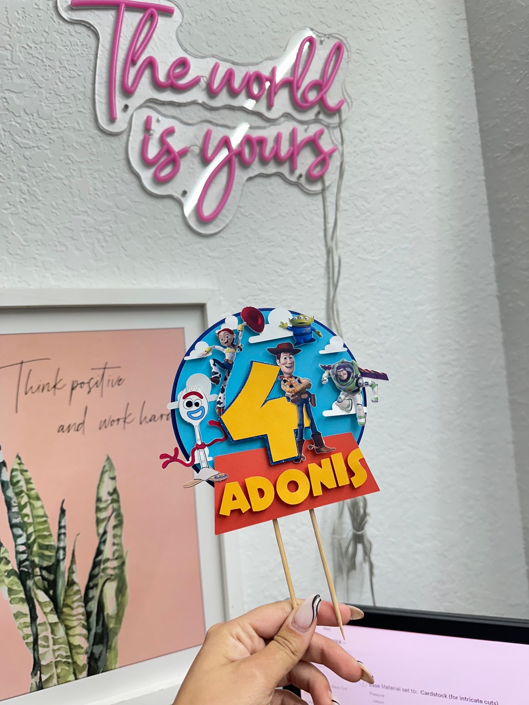 Toy Story Character Cake Topper - Etsy