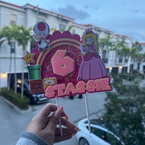 Princess Peach Cake Topper - Etsy