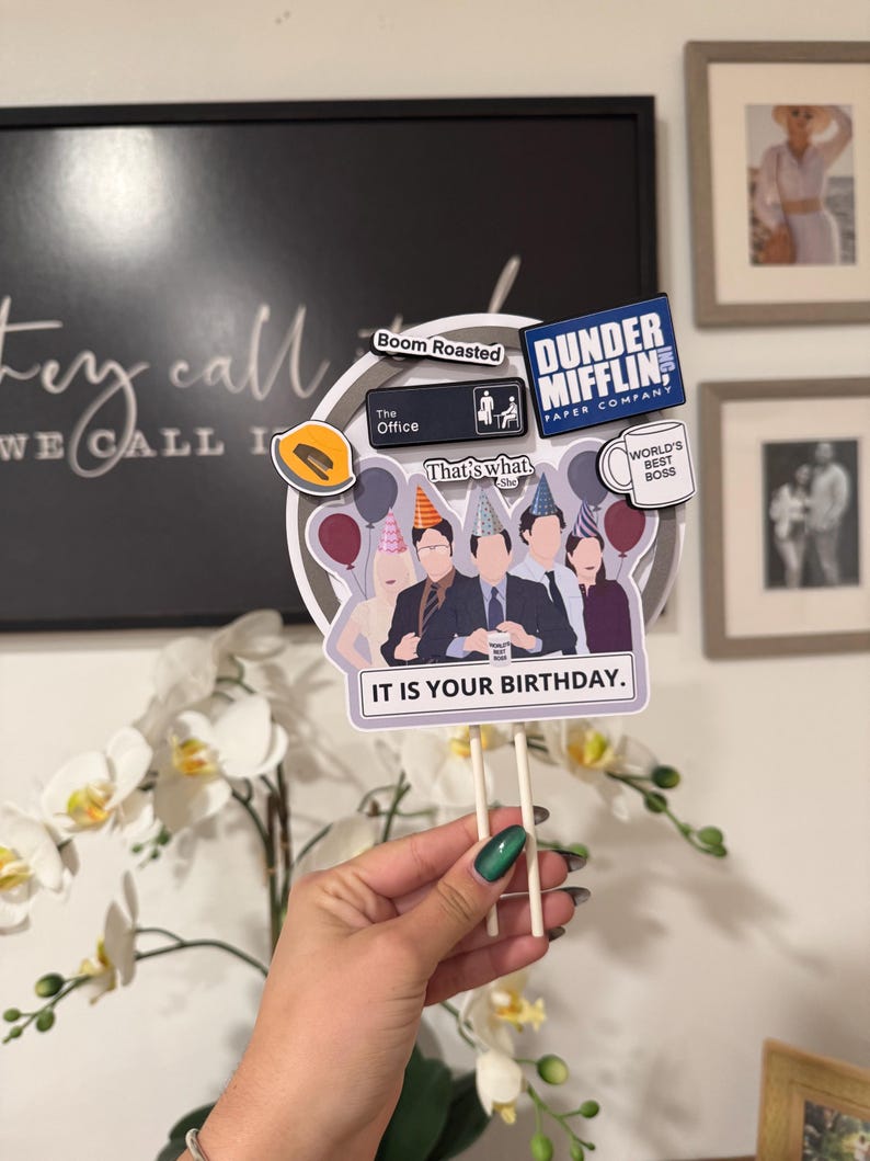 The Office Cake Topper - Etsy