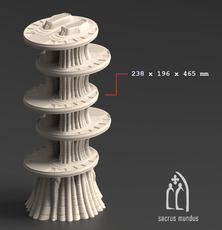 Hive C - Hive Alien Planet World - 3d Printed Scenery for Wargames ...