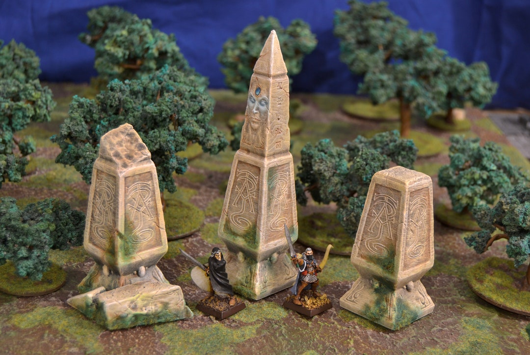 Waystone Zendikar Elven Ruins Magical Forest - 3d Printed Scenery for ...