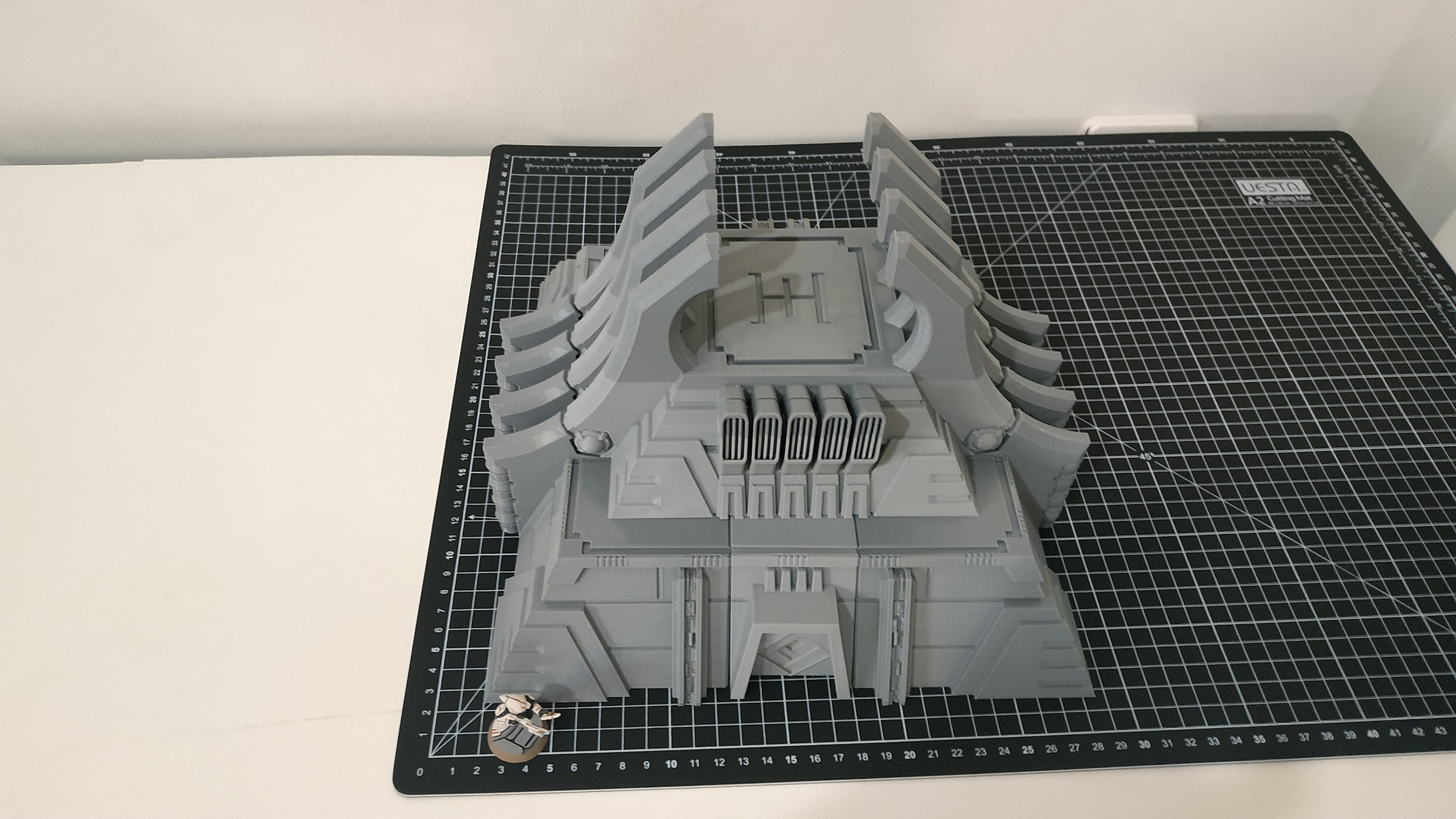Space Robot Dynasties Karnac Pyramid Tower Building 3d Printed Scenery ...