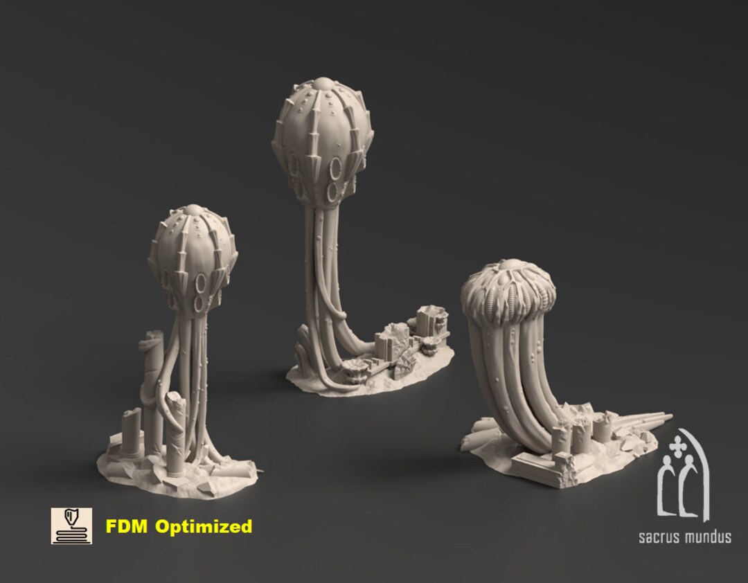 Spores Bomb Giant Mieotic - Tulipa Space Bug Xenos Zerg Planet - 3d ...