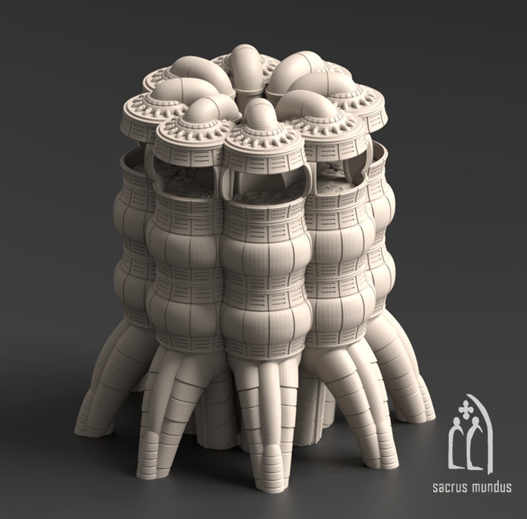 Hive A - Hive Alien Planet World - 3d Printed Scenery for Wargames ...