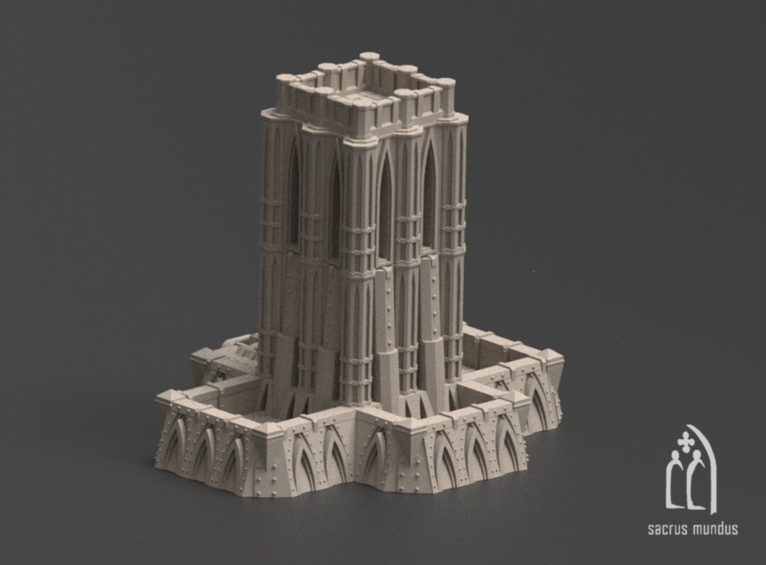Fortress Building - War Zone Ruins Theodorian Imperial - 3d Printed ...