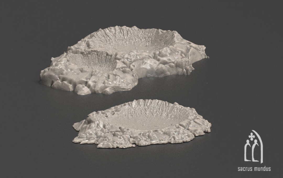 Crater Explosion Ruins - War Zone Ruins Theodorian Imperial - 3d ...