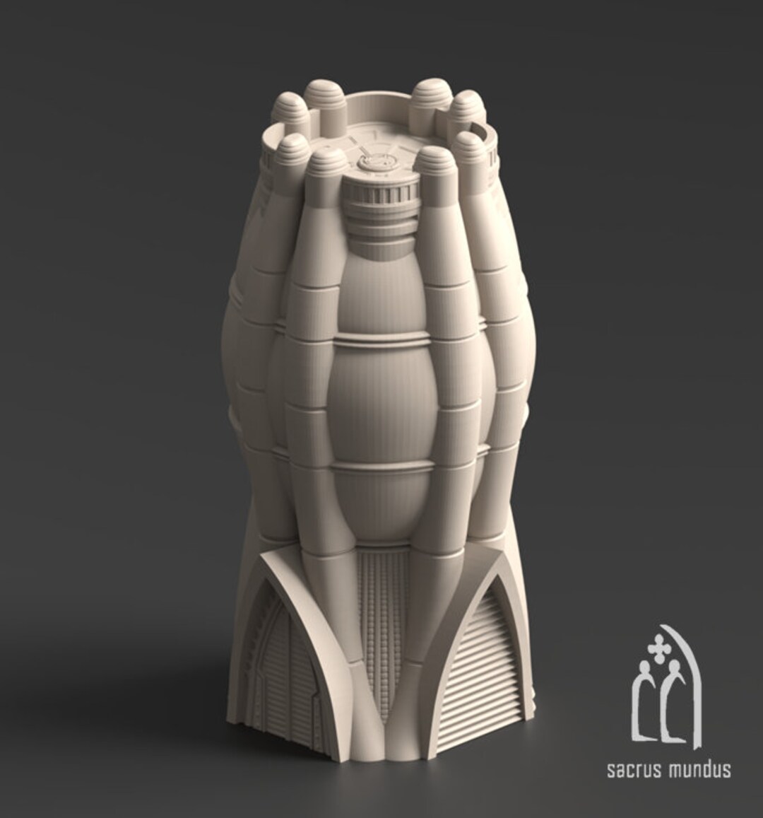 Tower - Hive Alien Planet World - 3d Printed Scenery for Wargames ...
