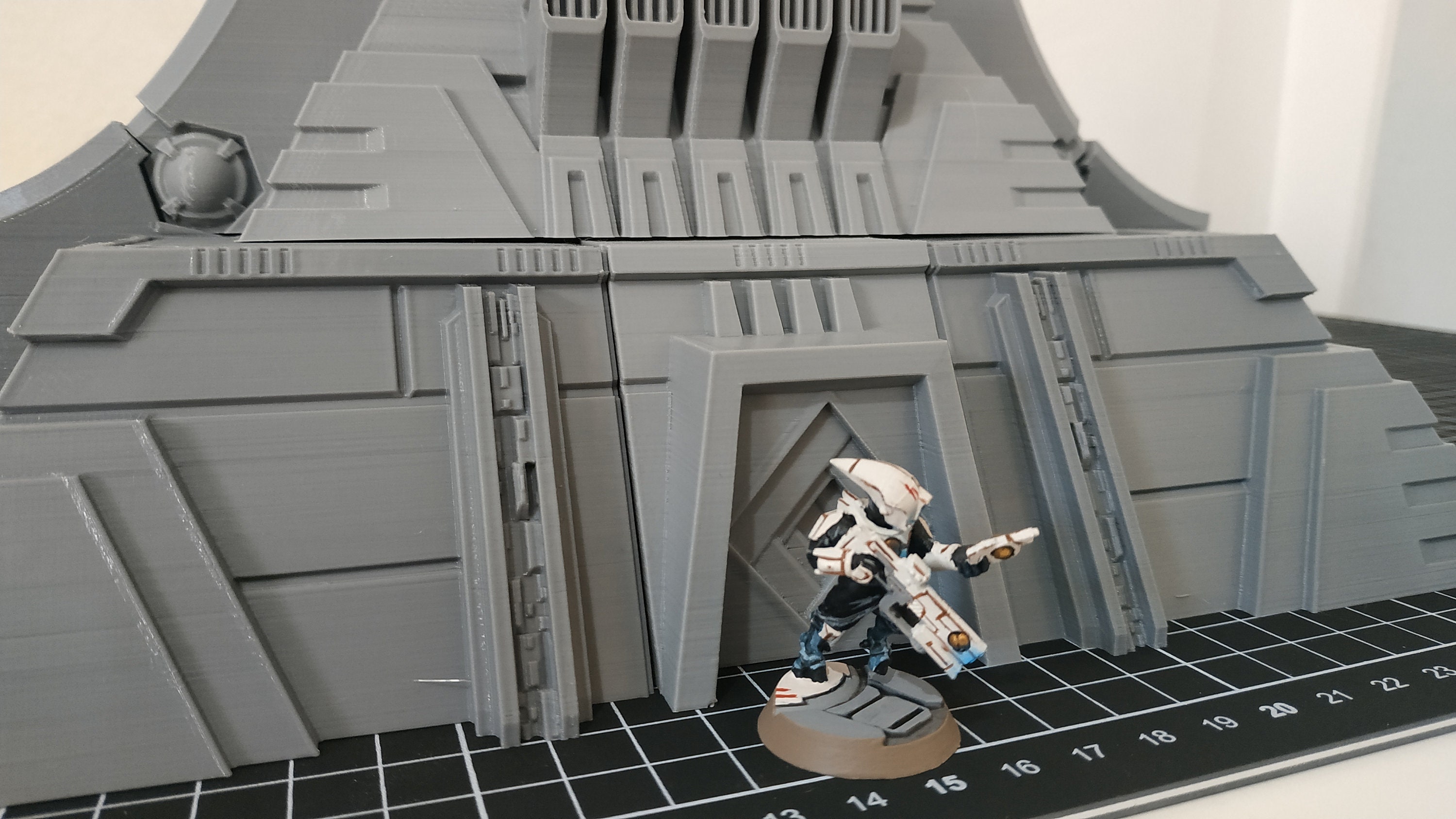 Space Robot Dynasties Karnac Pyramid Tower Building 3d Printed Scenery ...