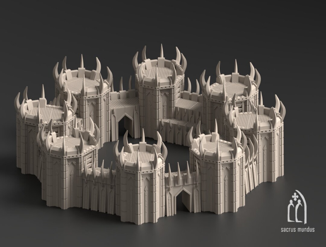 Sanguis Pit Walls - Blood Demon World Sanguis Crimson Anomaly - 3d ...