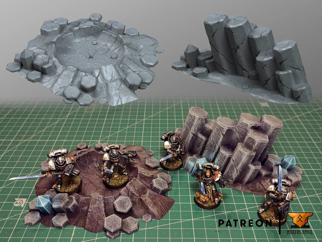 Planetary Outpost - 3d Printed Scenery for Wargames Wargaming 28mm 32mm ...