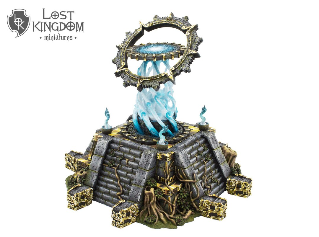 Realms Engine Vortex Lizard Aztec Lizardmen - 3d Printed Scenery for ...
