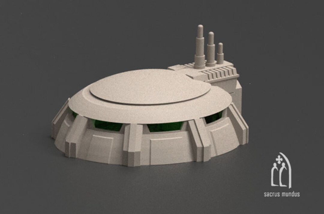 Bunker Nimoa - Alien Greater Good Space Communist - 3d Printed Scenery ...