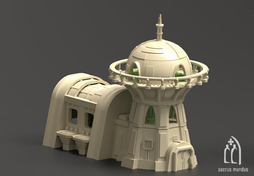 Future Futurama Futuristic Planet Segmentum Express Building - 3d ...