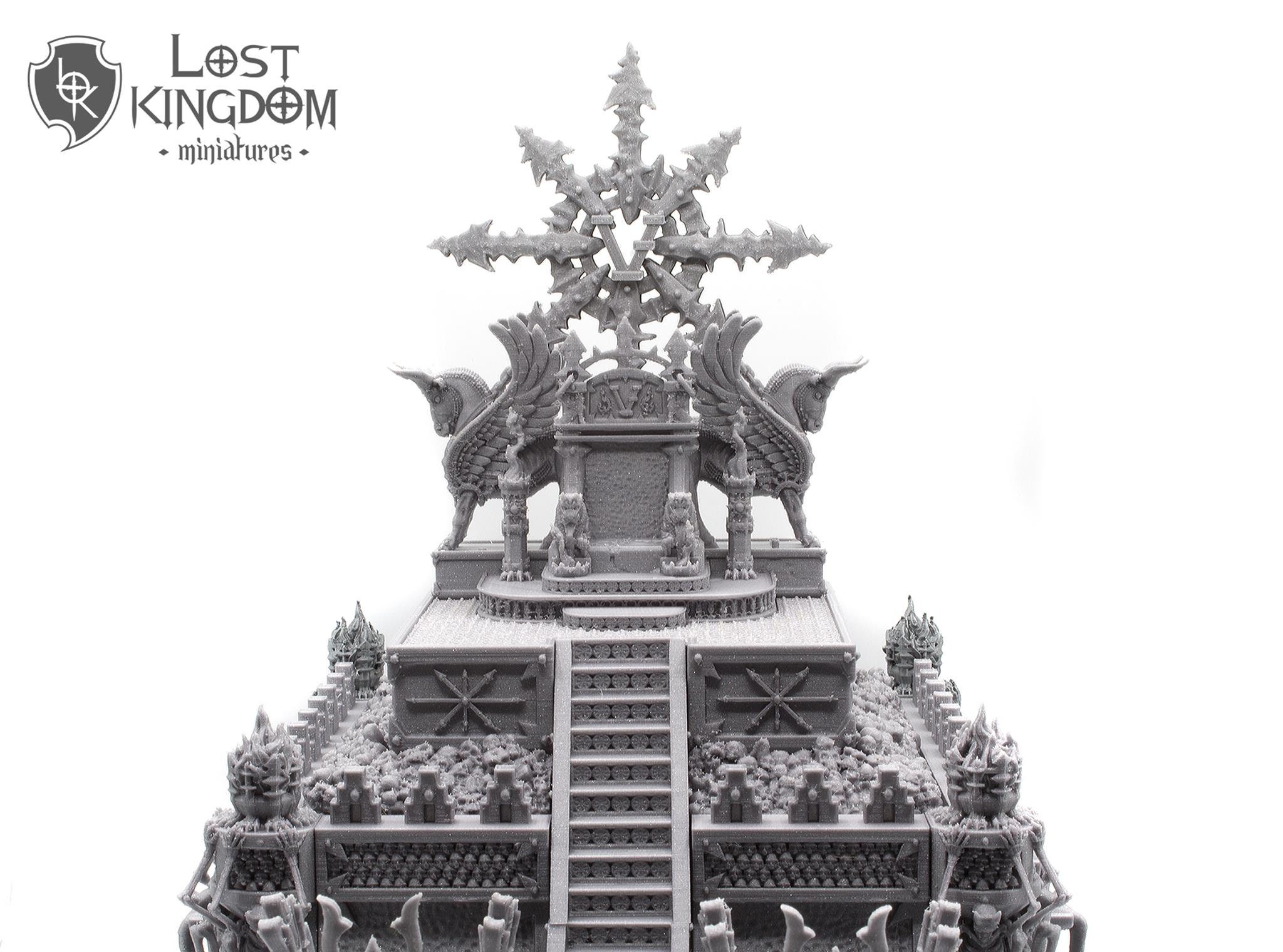 Dwarven King Throne Magmhôrim Chaotic Dwarf Fire 3d Printed - Etsy