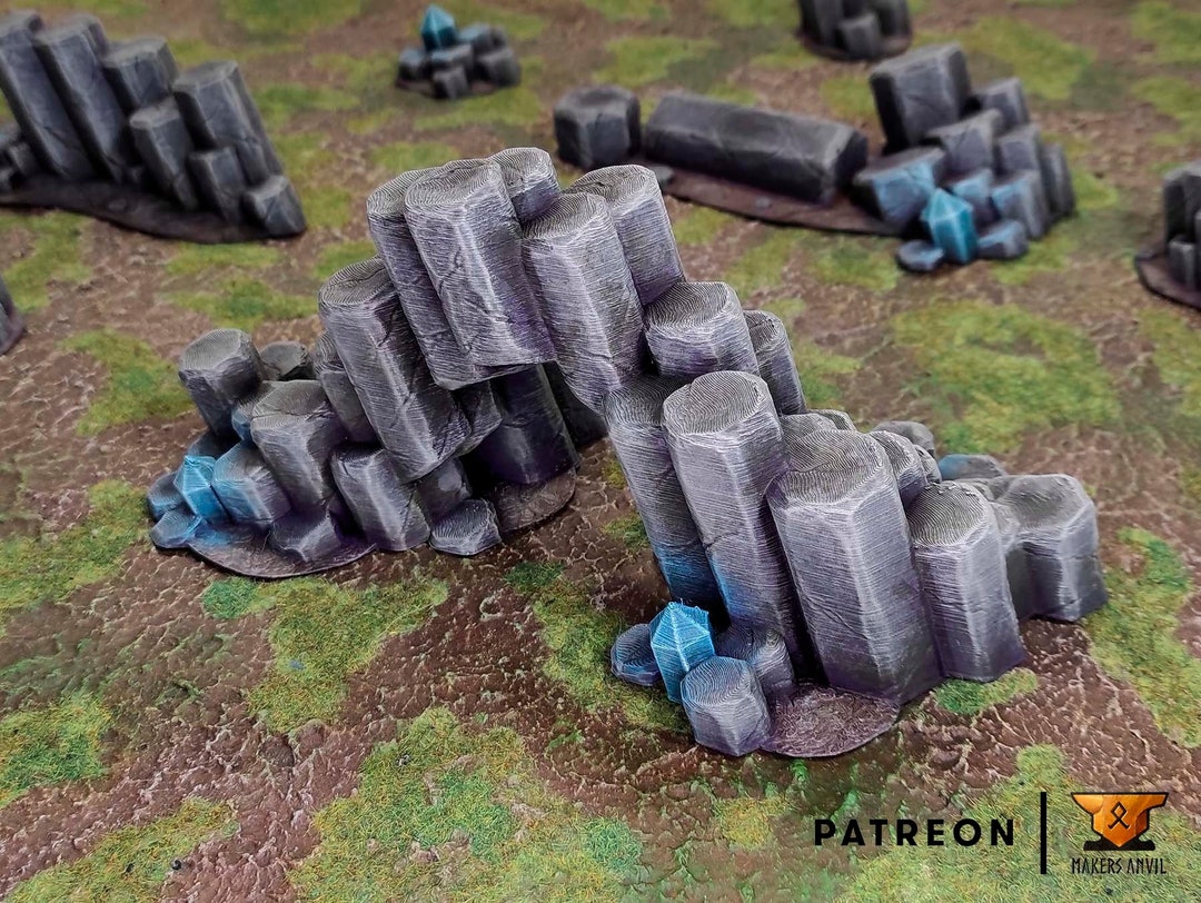 Rock Bridge Gems - Planetary Outpost - 3d Printed Scenery for Wargames ...