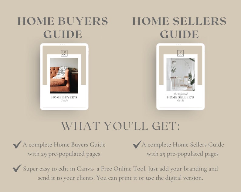 The Ultimate Real Estate Bundle Template Made in Canva | Realtor ...