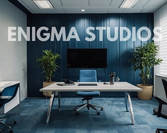 Modern Office Zoom Background Set of 10 | Virtual Videoconference ...