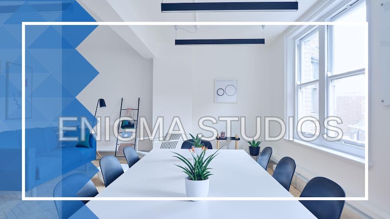 Clean, Modern Office Zoom Background Set of 10 | Virtual ...