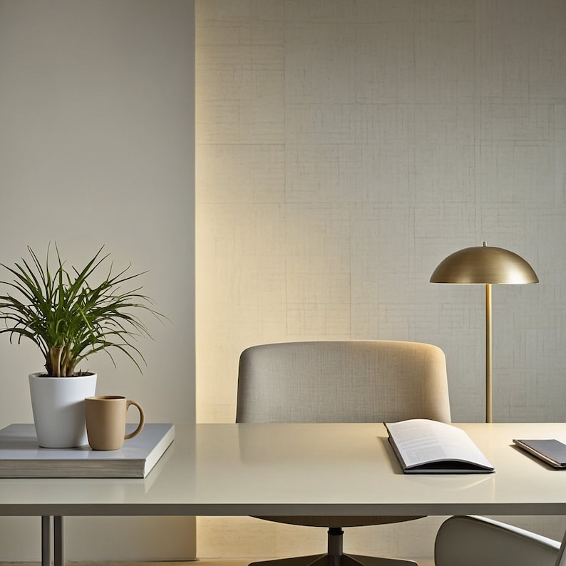 Modern Neutral Office Zoom Background: Set of 9 (JPG) - Etsy