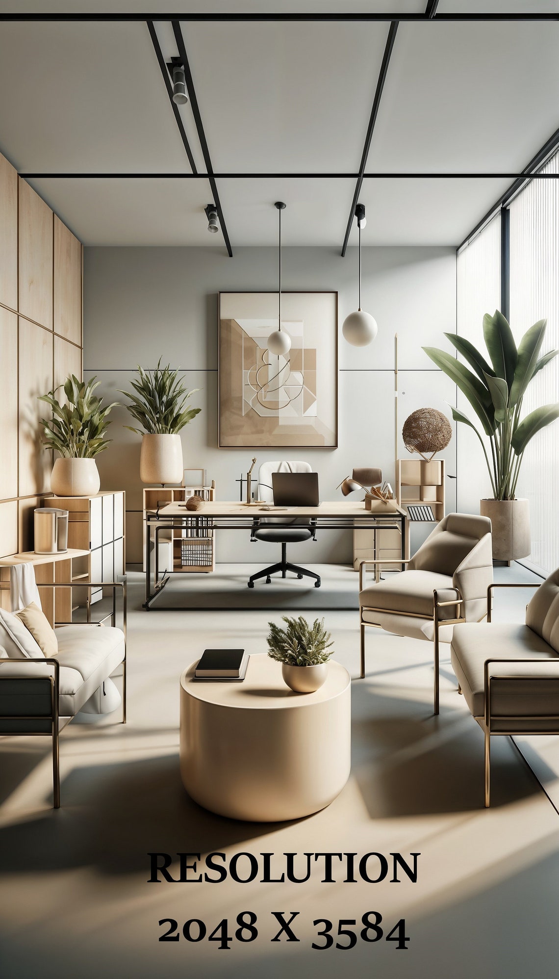 Modern Office Zoom Background Set of 10 | Virtual Videoconference ...