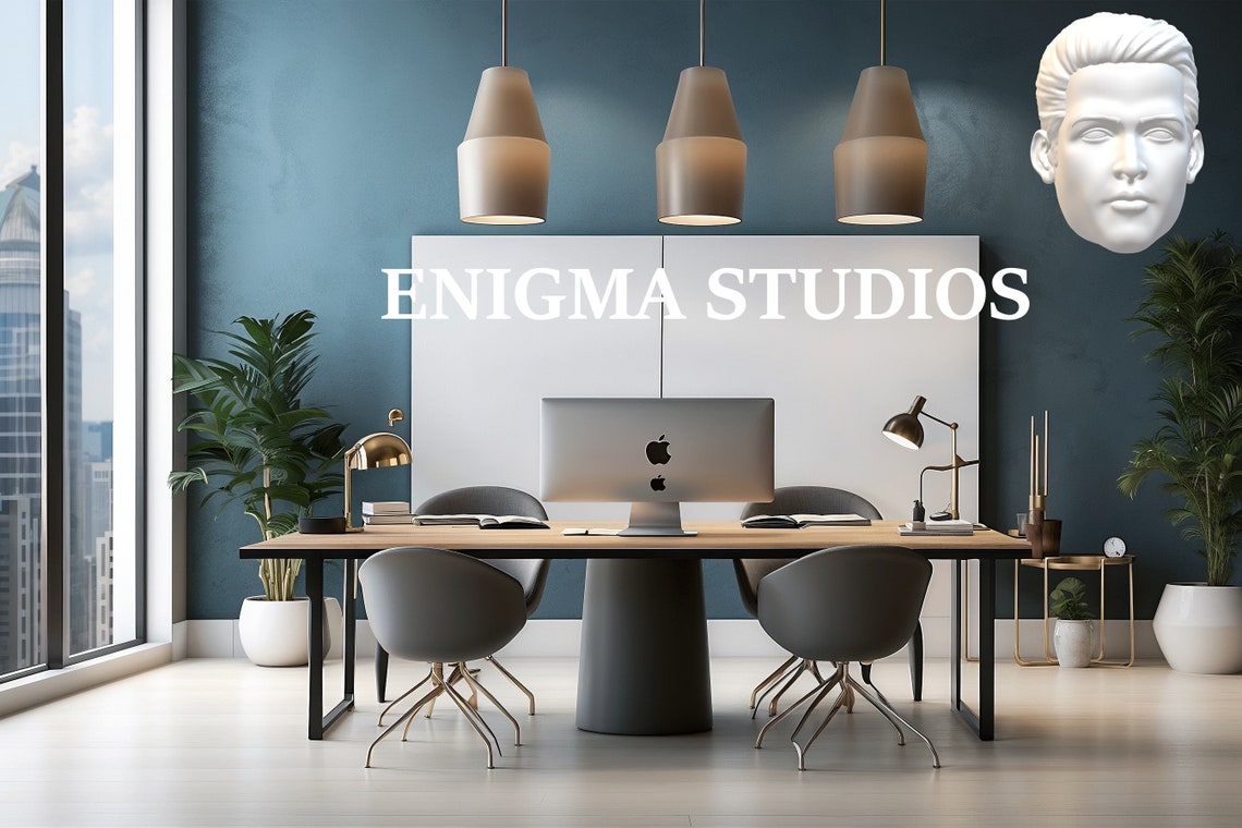 Modern Office Zoom Background Set of 9 | Virtual Videoconference ...