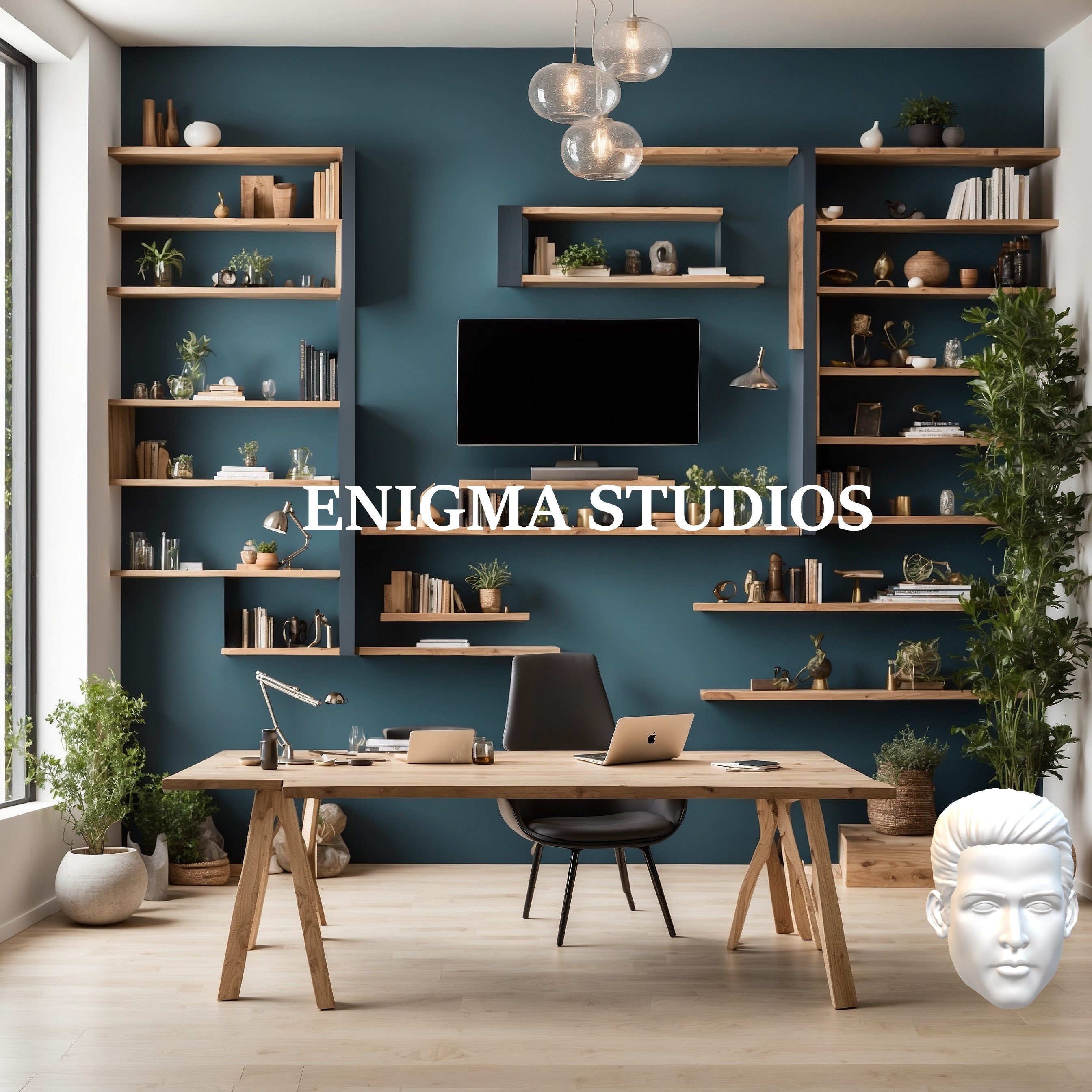 Modern Office Zoom Background Set of 9 | Virtual Videoconference ...