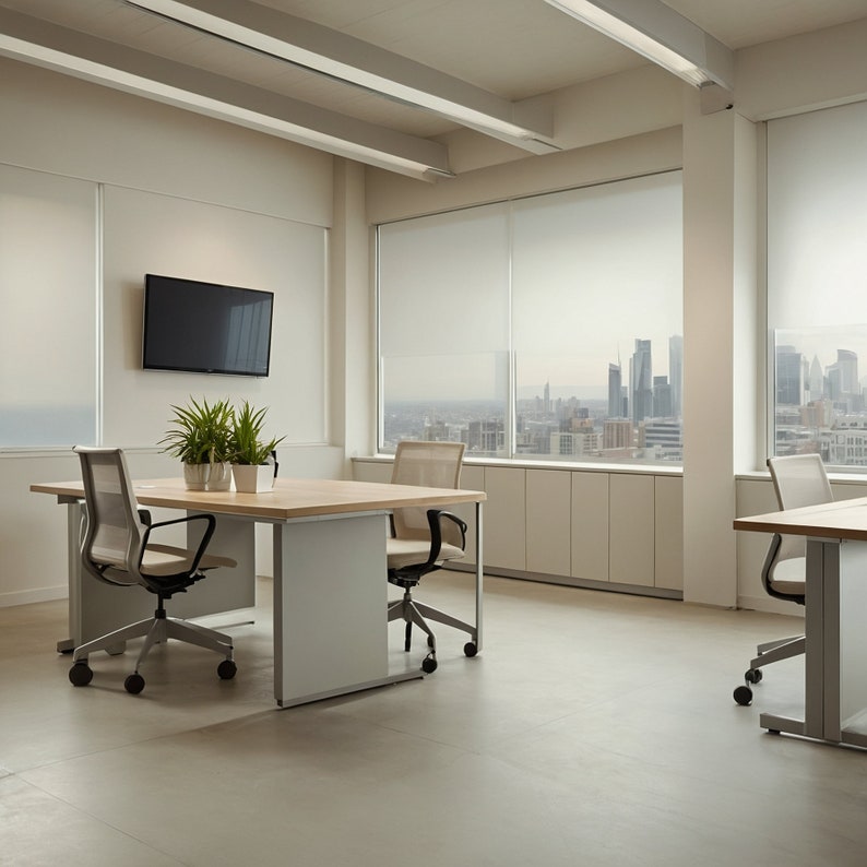 Modern Office Zoom Background (neutral Colors) Set of 9 | Virtual ...