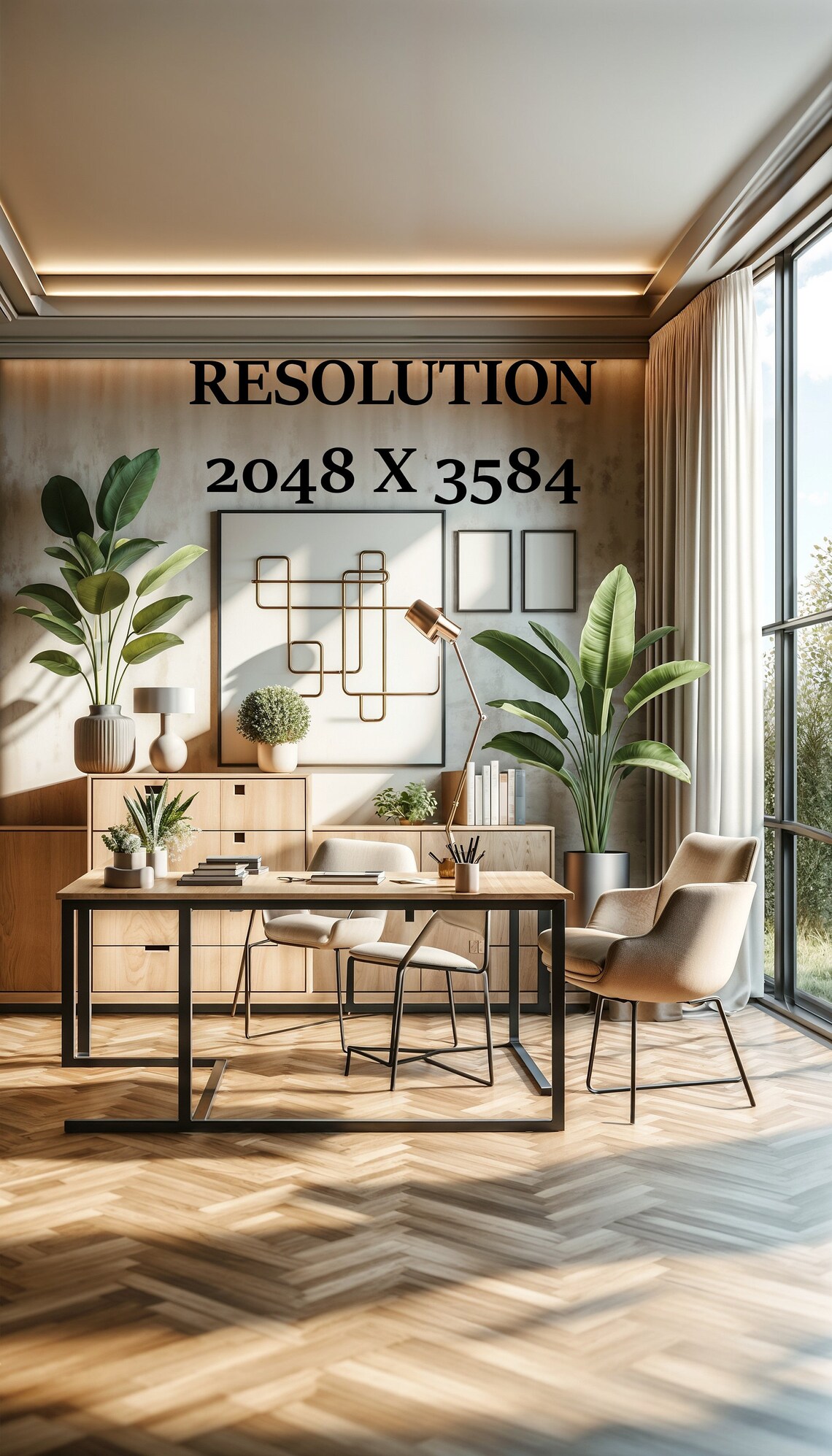 Modern Office Zoom Background Set of 10 | Virtual Videoconference ...