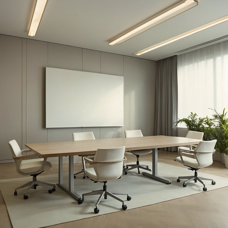 Modern Office Zoom Background (neutral Colors) Set of 9 | Virtual ...