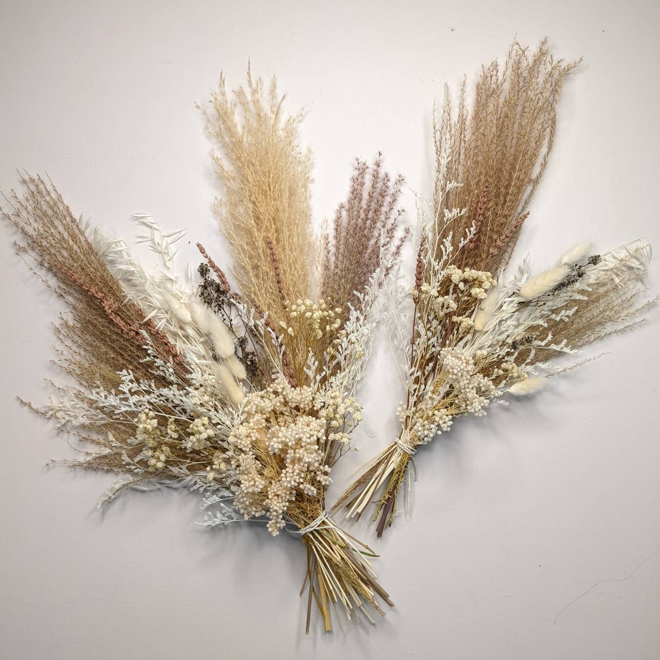 Rustic Dried Flower Arrangement With Neautral Tones Dried - Etsy Australia