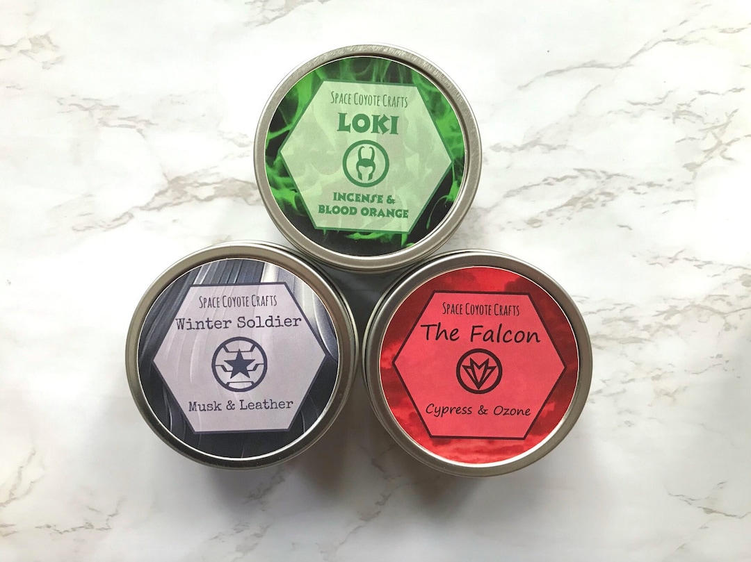 Marvel Trio Candle Set // 4 Oz Soy Candle Marvel Candle Fandom Gifts ...
