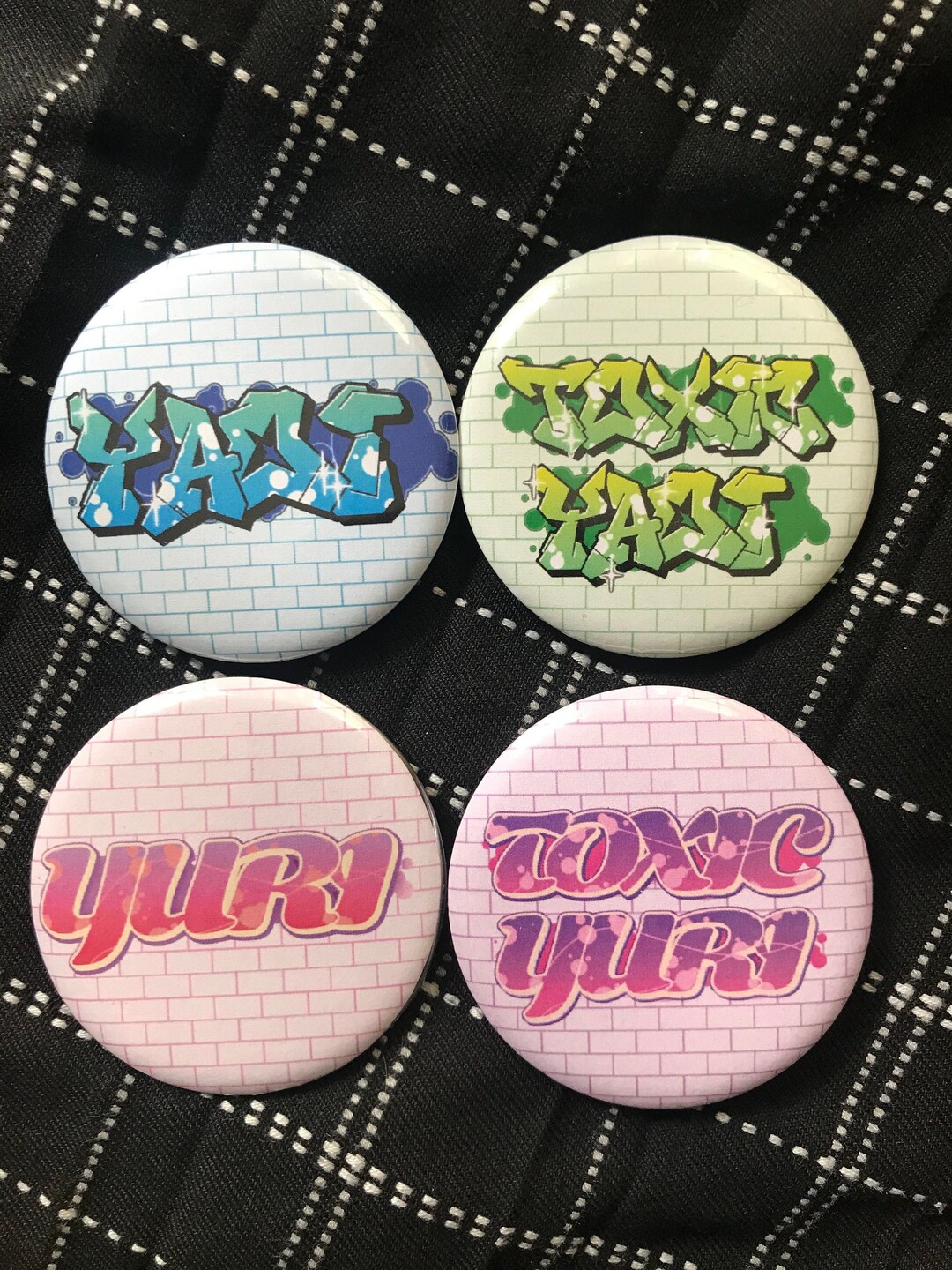 Toxic Yaoi & Yuri Button Set - Etsy