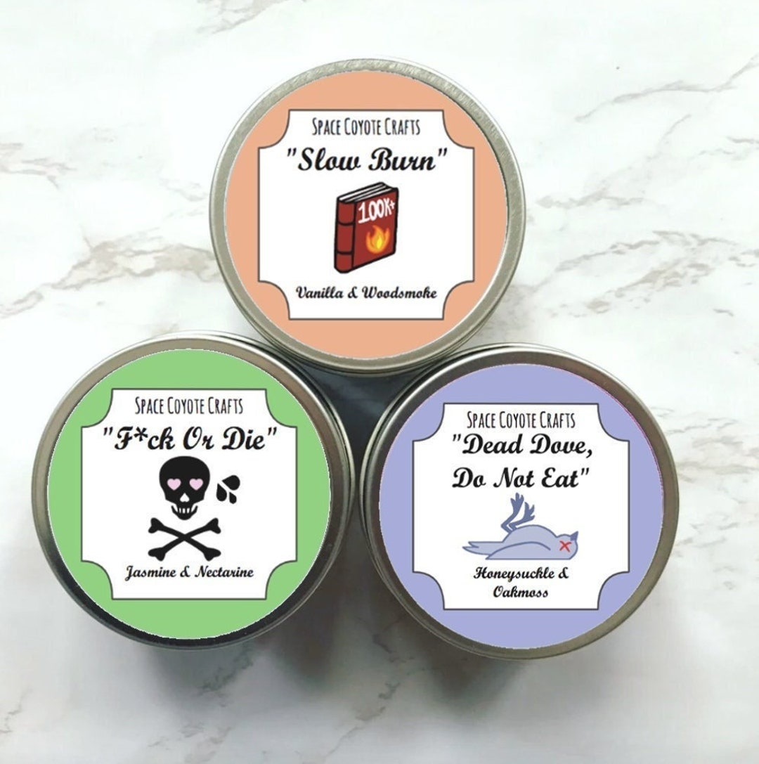 Fandom Trope Trio Set 2 // 4 Ounce Soy Candle Fandom Gifts Fanfiction ...