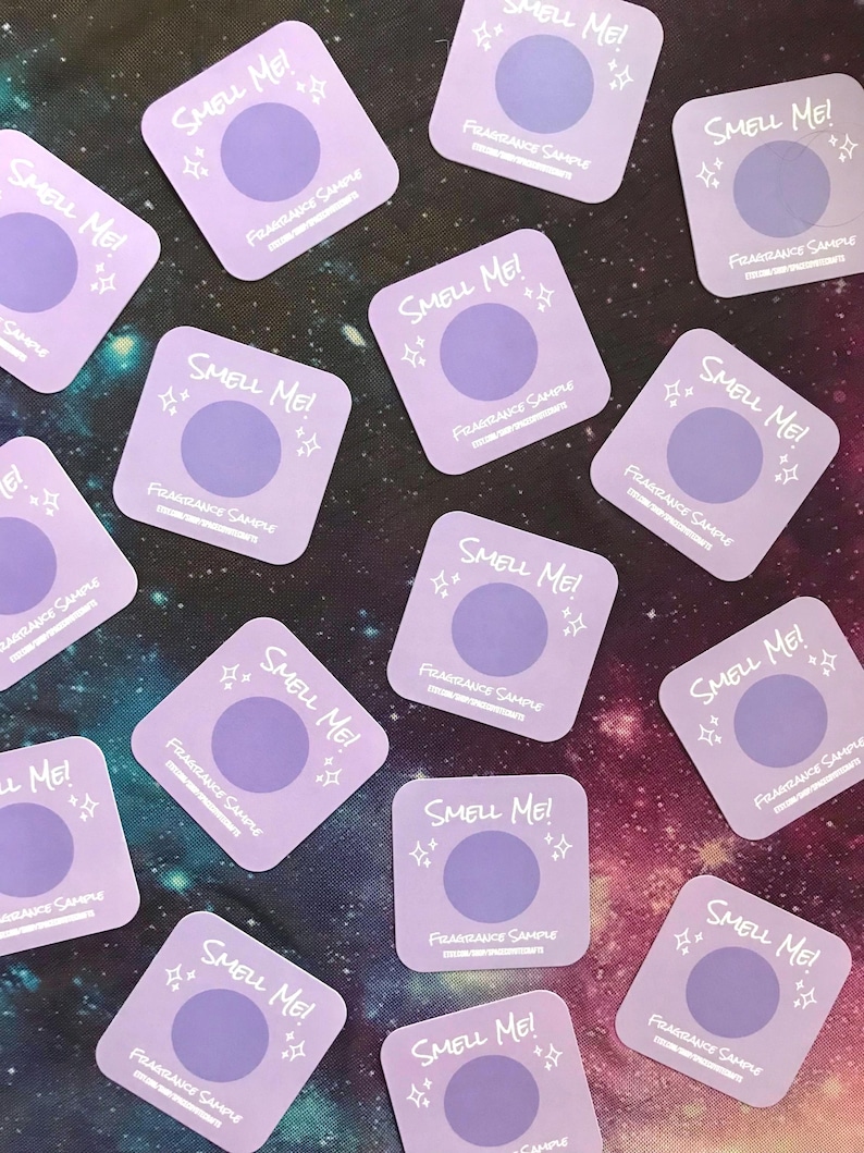 Candle Scent Sample Cards - Etsy