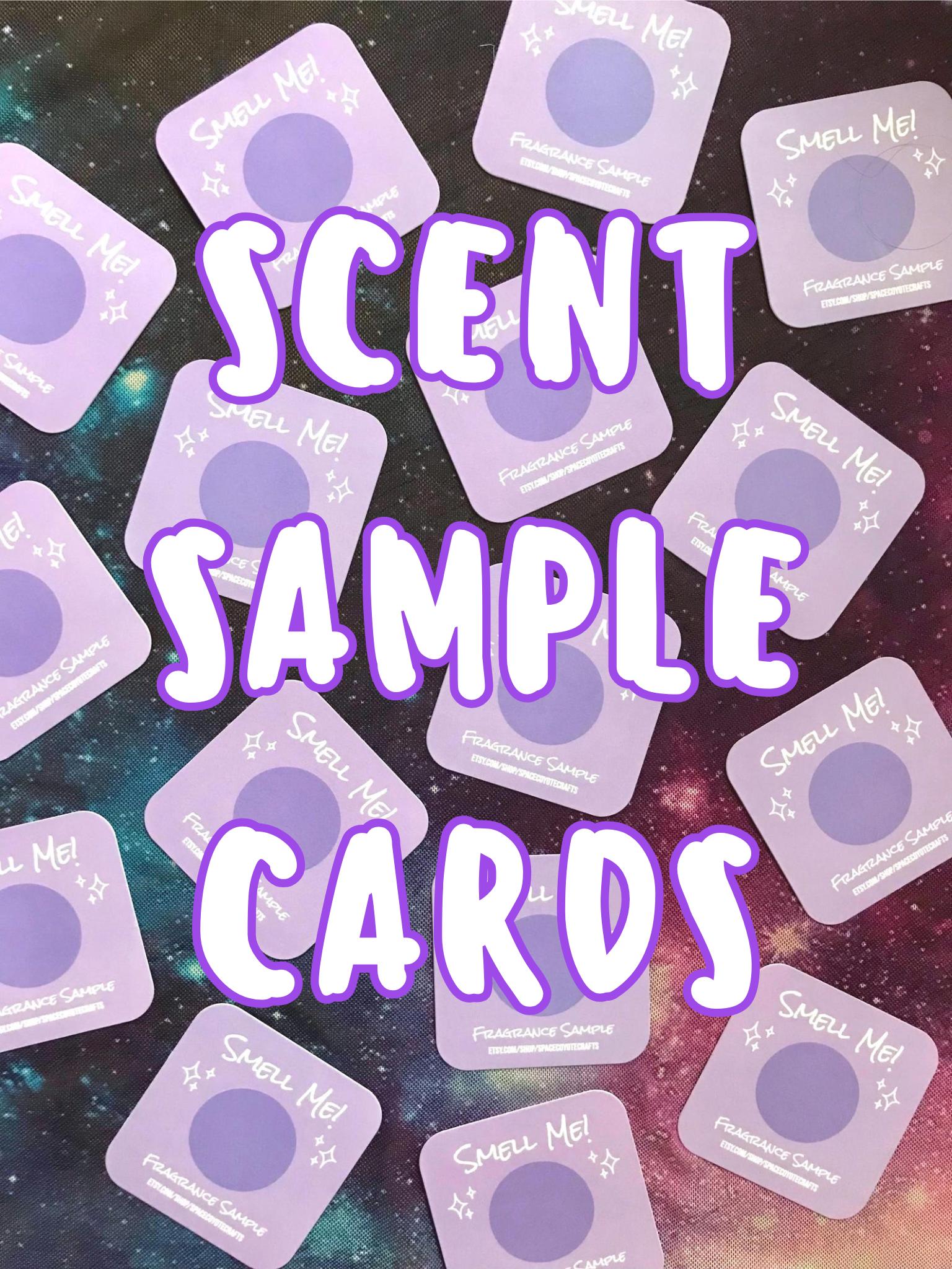 Candle Scent Sample Cards - Etsy