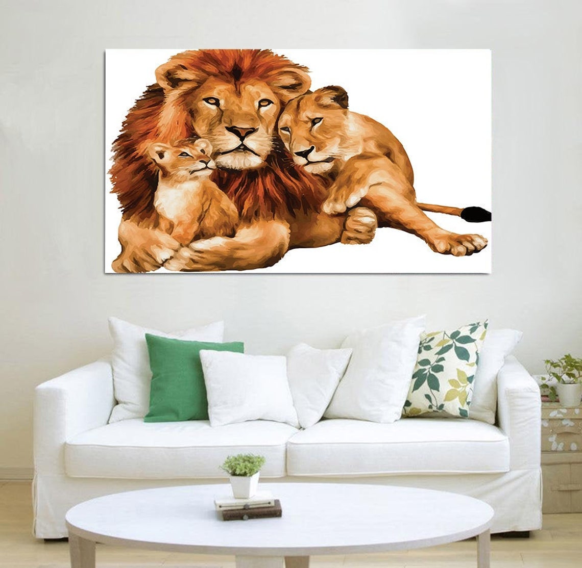 Lion Family SVG File & Clipart SVG Lion,cut Files for Cricut ...