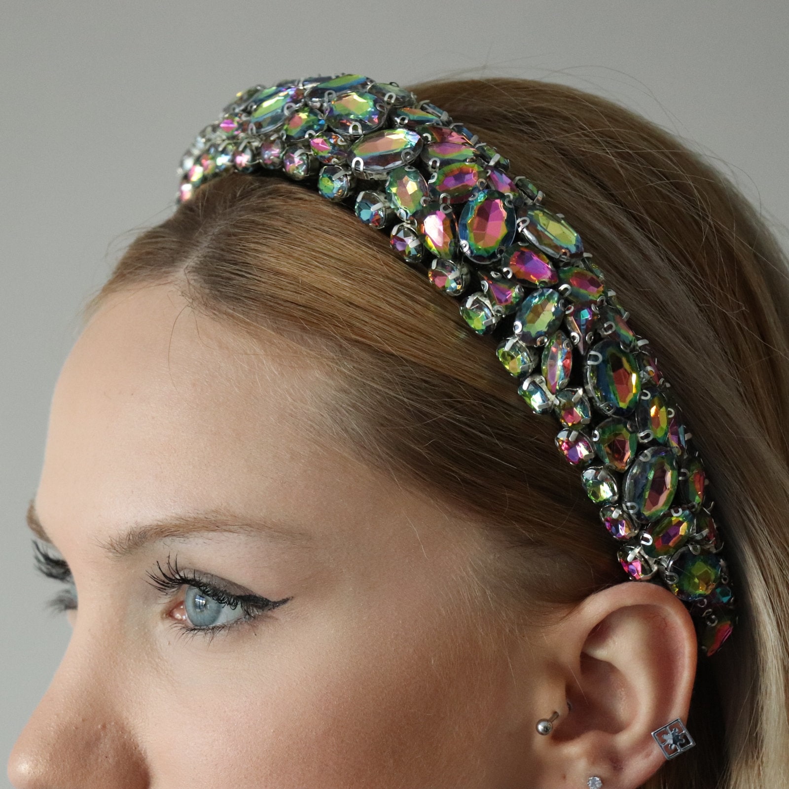 Silver Crystal Crown / Headbands / Wedding Hair Accessories / Crystal ...