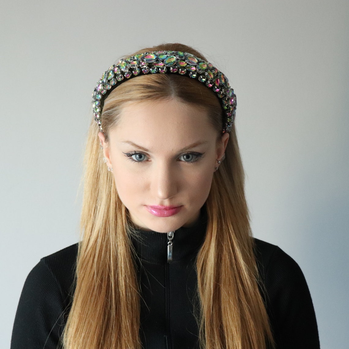 Silver Crystal Crown / Headbands / Wedding Hair Accessories / Crystal ...