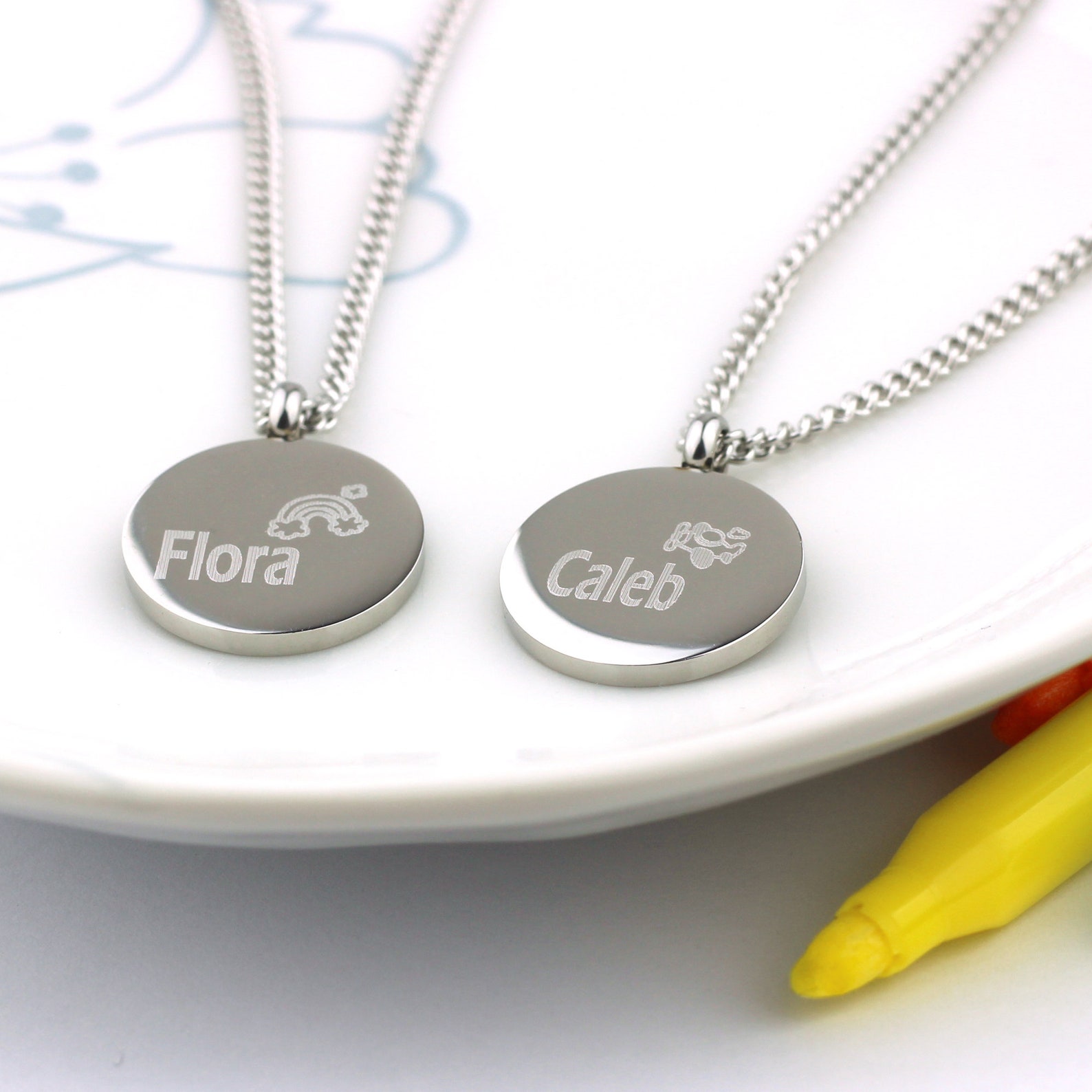 Little Girls Necklace Kids Necklace Baby Personalized | Etsy