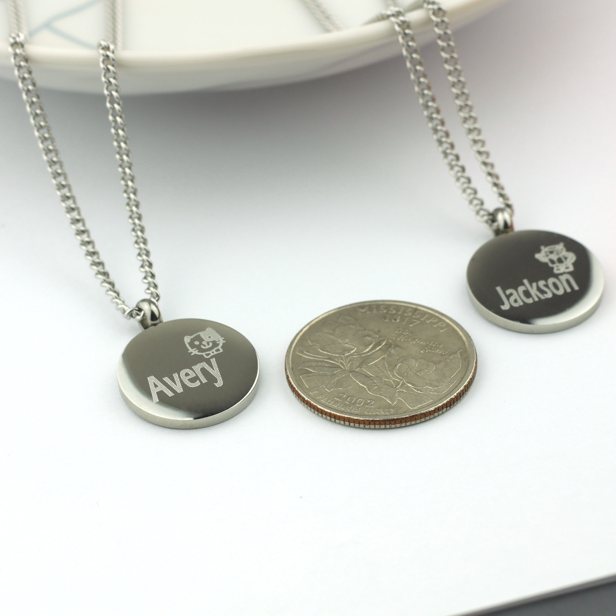 Little Girls Necklace Kids Necklace Baby Personalized | Etsy