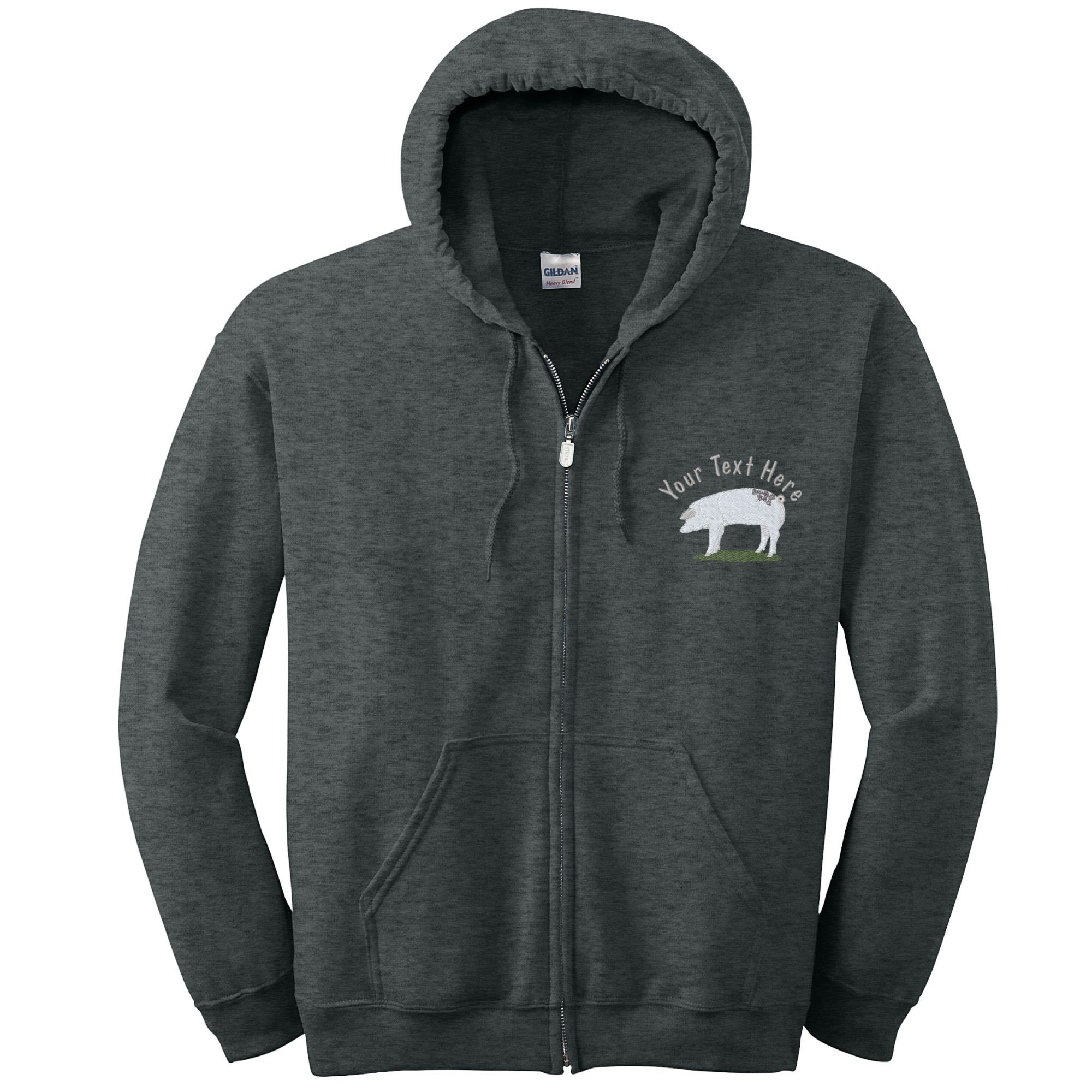 Blue Butt Pig Farm Family Custom Embroidery Swine Farm, Show Team ...