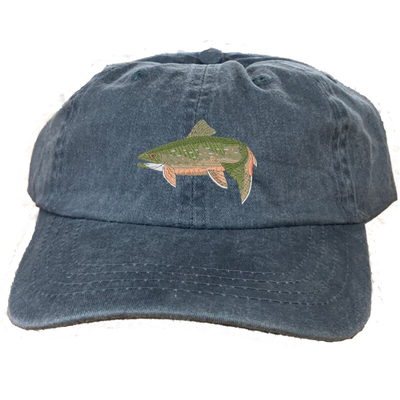 Brown Trout Embroidery - Etsy