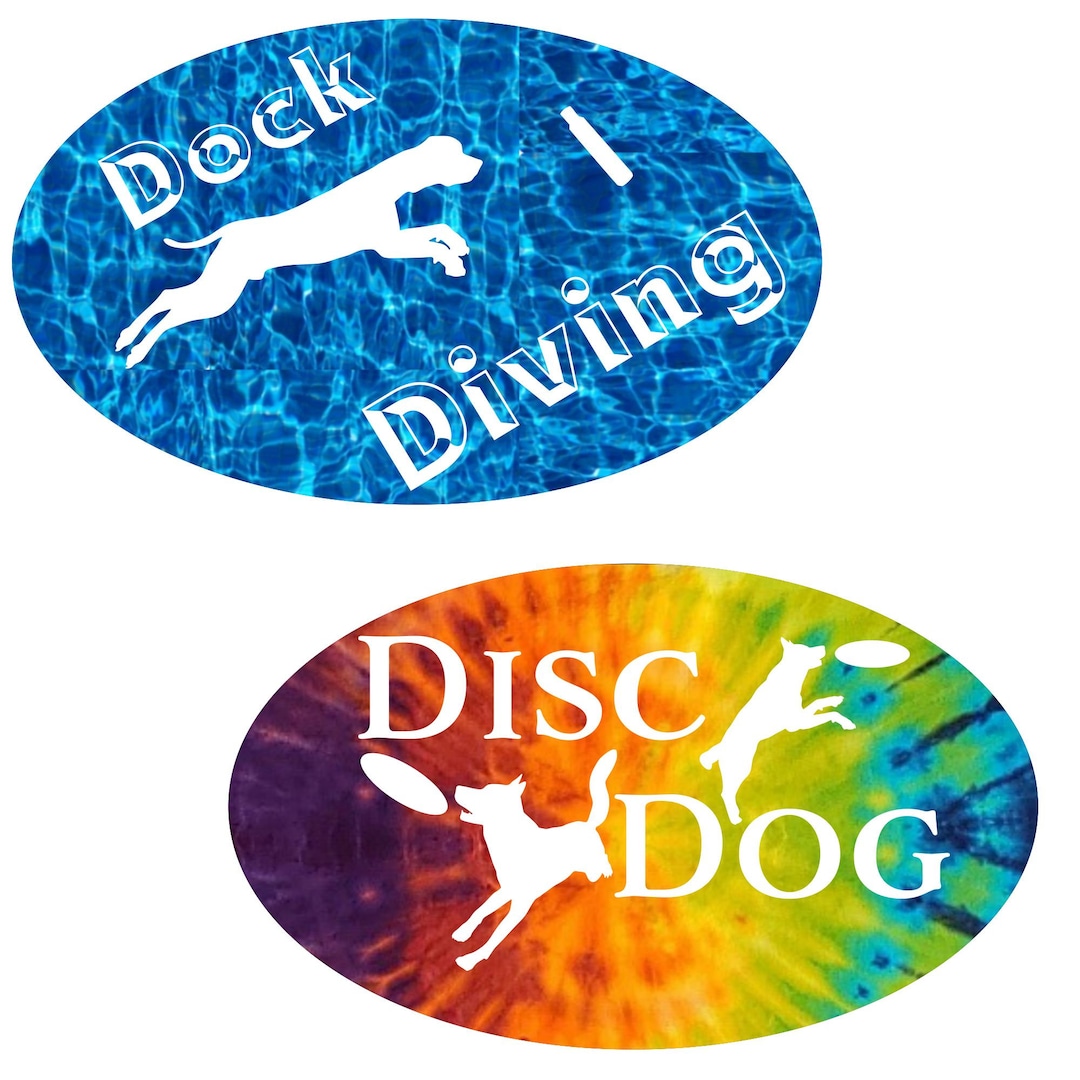 Dog Sports Car Magnets Stickers-agility, Barn Hunt, Dock Diving, Disc ...